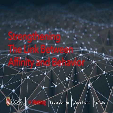 Strengthening The Link Between Affinity and Behavior | PPT