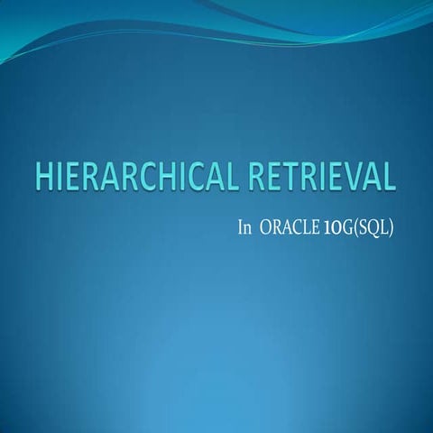 Hierarchical retrieval | PPT