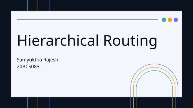 Hierarchical_Routing.pptx Networks and security | PPT Hierarchical_Routing.pptx Networks and security | PPT