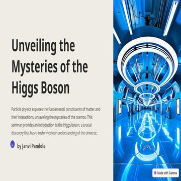Unveiling the mystery of higgs boson.pptx