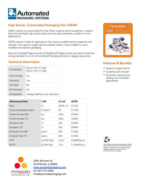 Autobag AB180 One Step Bagger | PDF