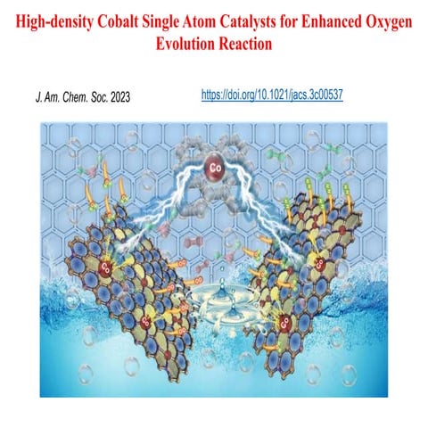 High-Density Cobalt Single-Atom Catalysts for Enhanced Oxygen Evolution Reaction.pptx
