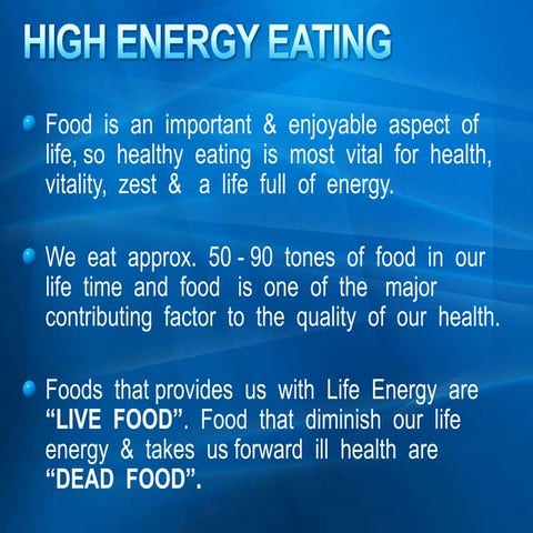 Focus on nutrition | PPTX