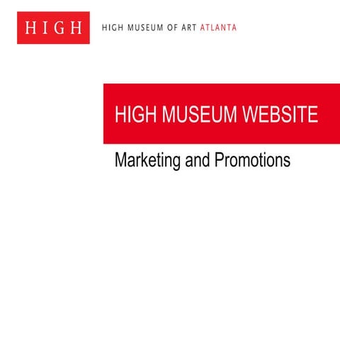 High Museum of Art Website | PPTX