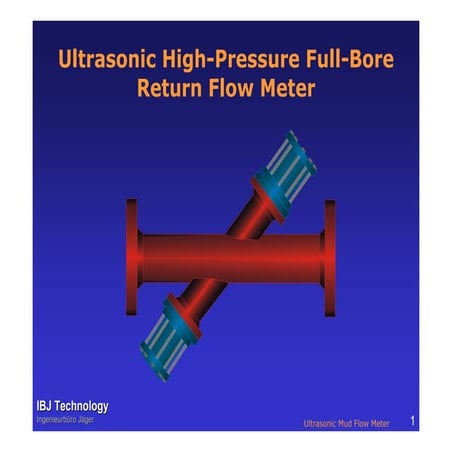 High pressure full-bore flow meter | PDF