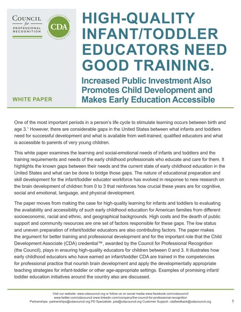 Early detection and_early_intervention | PPT | Daycare and Pre-School | Parenting