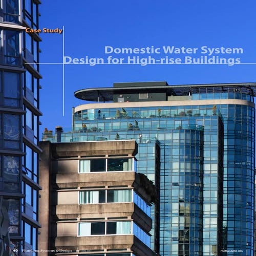 High rise plumbing design by aspe | PDF