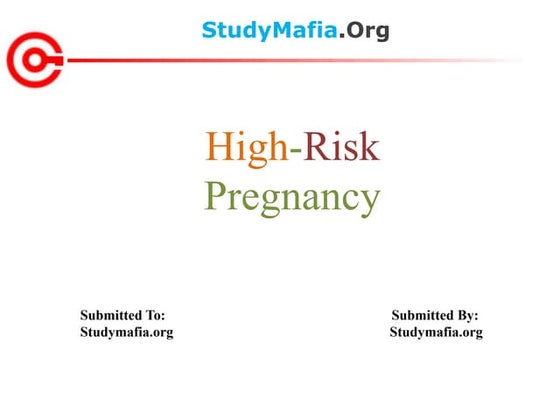 Danger signs during pregnancy | PPT