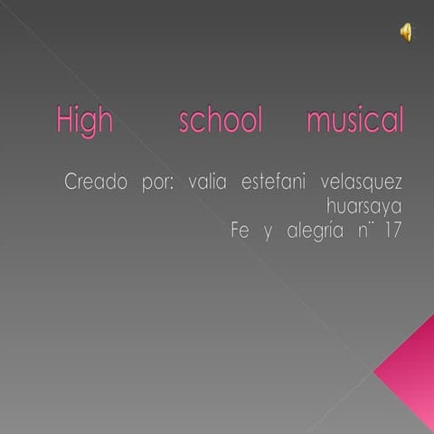 High school musical | PPT