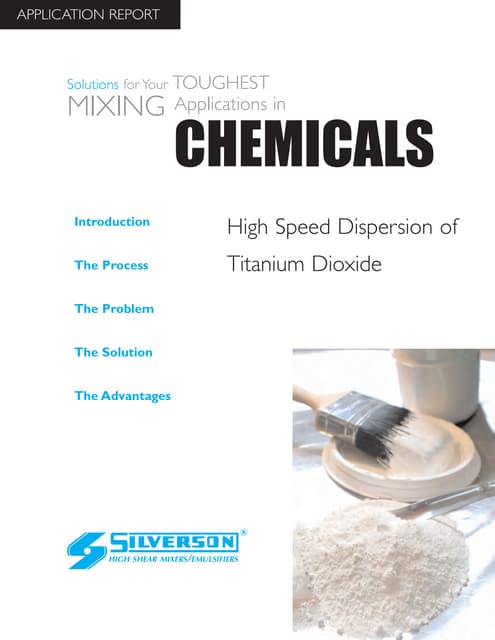 Construction and working of silverson emulsifier | PPTX