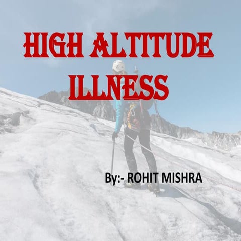 High altitude illness | PDF