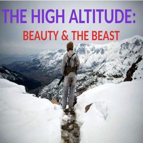 High Altitude physiology and homeostasis | PPTX