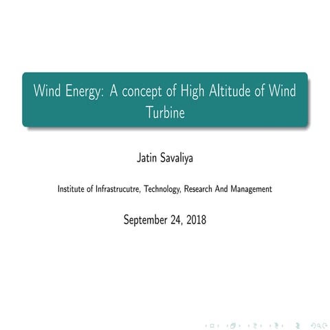 High altitude wind Energy | PDF