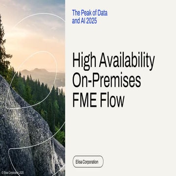 High Availability On-Premises FME Flow.pdf