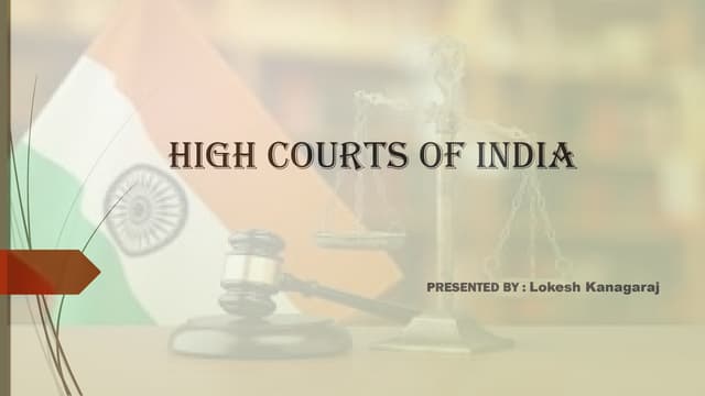 Indian High Court act,1861 ppt.pptx