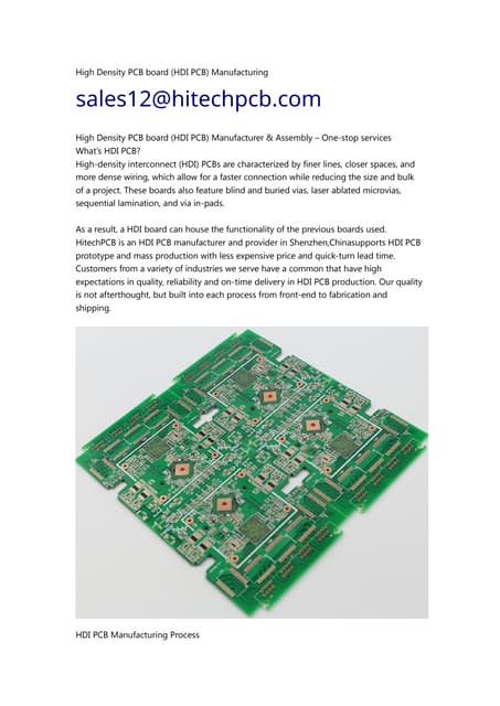 1. What is an HDI PCB board - Hitech Circuits, one of best PCB manufacturer in China.pdf