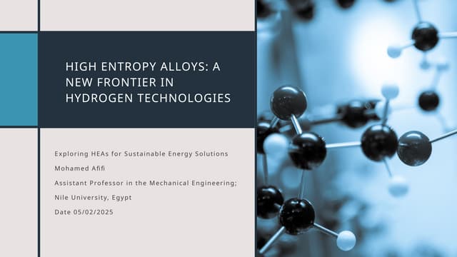 High Entropy alloys | PPTX