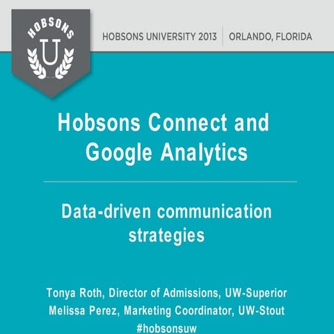 Data Driven Communications | PPTX