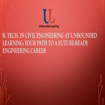 Higher Education for working Professional with Unbounded Learning | PPTX