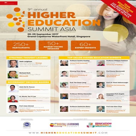Higher Education Summit 2017 | PDF