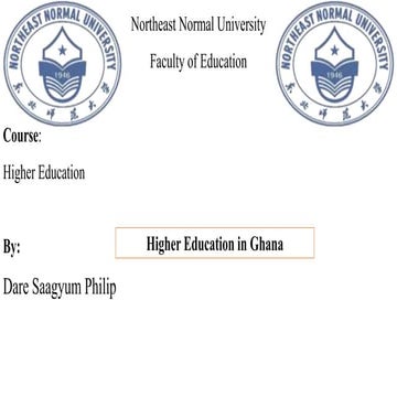 Higher education system | PPT