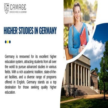 Exploring Higher Education Opportunities in Germany | PPT