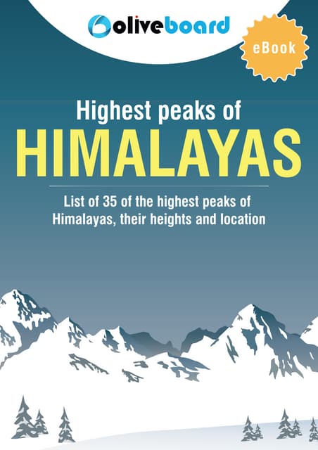 Static GK : Highest Peaks of Himalayas | PDF