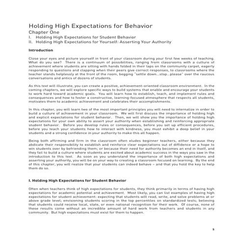 Teacher Expectations | PDF