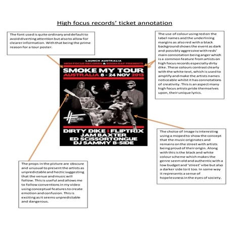High focus records poster annotation | DOCX