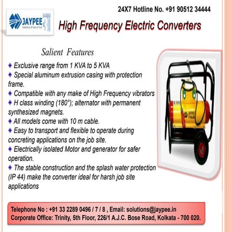 High frequency electric converters | PPTX