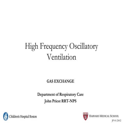 HFOV Gas Exchange | PPTX