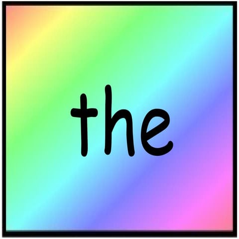 High Frequency Words 1 | PPT