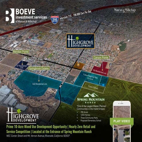 Highgrove Development in Riverside, CA | PPT