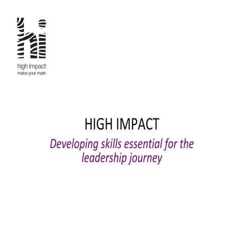 High Impact Overview | PPT