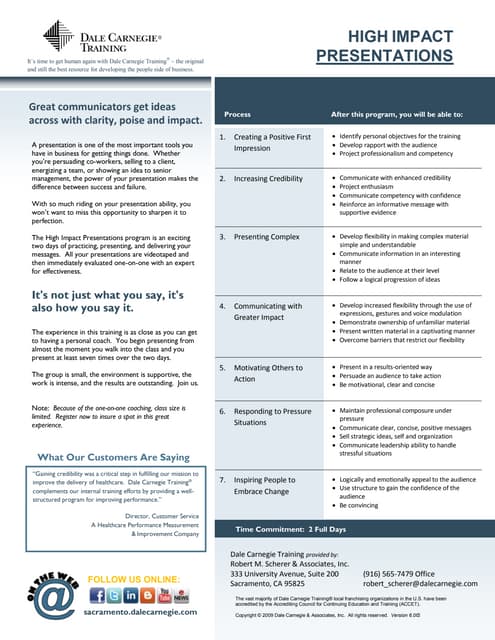 High Impact Presentations | PPT