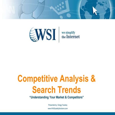 Example of Competitive Analysis and Search Trends | PPT