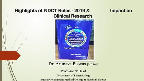 Ndct rule 2019 (manisha) | PPTX | Pharmaceutical Industry | Industries