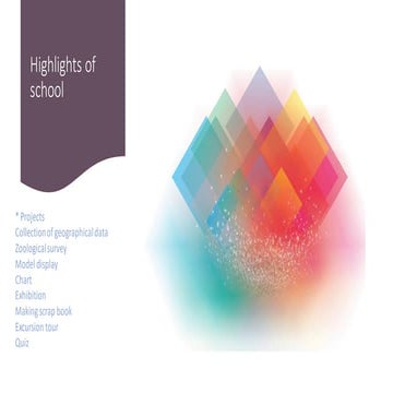 Highlights of school | PDF