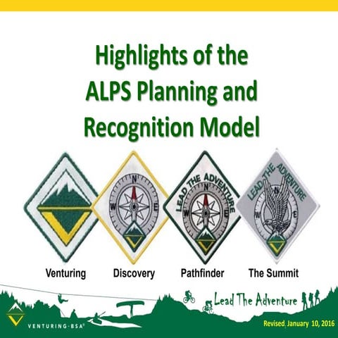 Highlights of the ALPS Planning and Recognition Model | PPTX