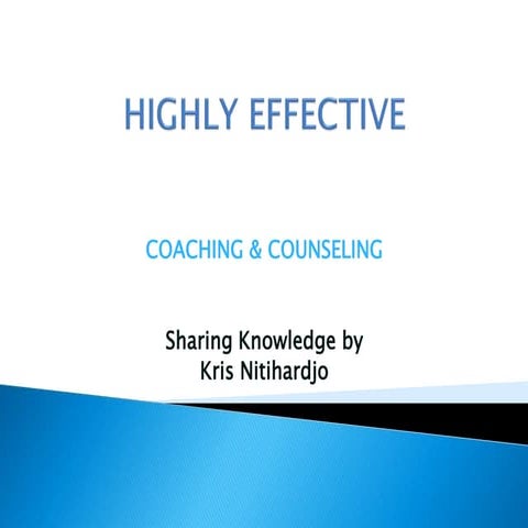 Highly Effective Coaching (Indonesian Version) | PPT