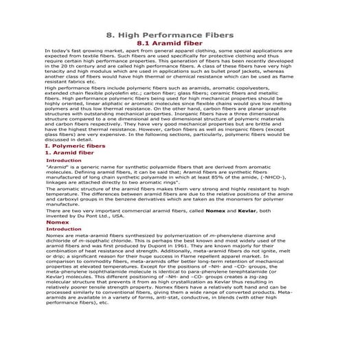 High perfomance fibre | PDF