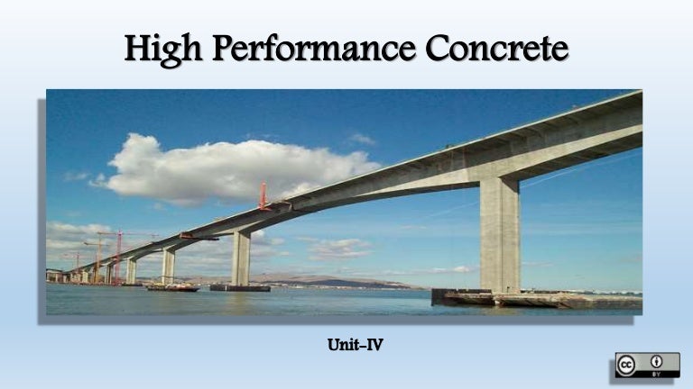 High Performance Concrete