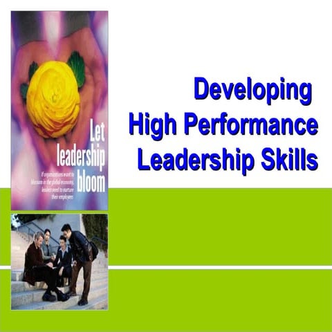High Performance Leadership Pengembangan Leadership.pptx