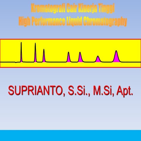 KEL 1 KCKT KAI.pptx. kromatografi cair kinerja tinggi | PPTX