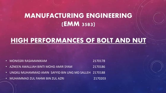 manufacturing of connecting rod | PPTX | Woodworking | Arts and Crafts