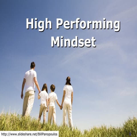 High Performing Mindset | PPT