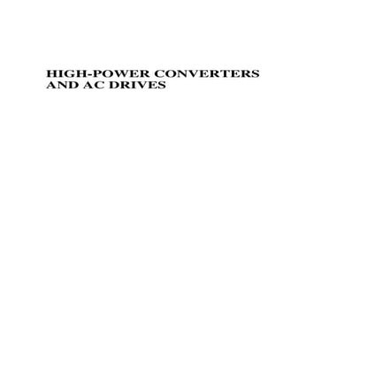 high power converter and ac drives.pdf