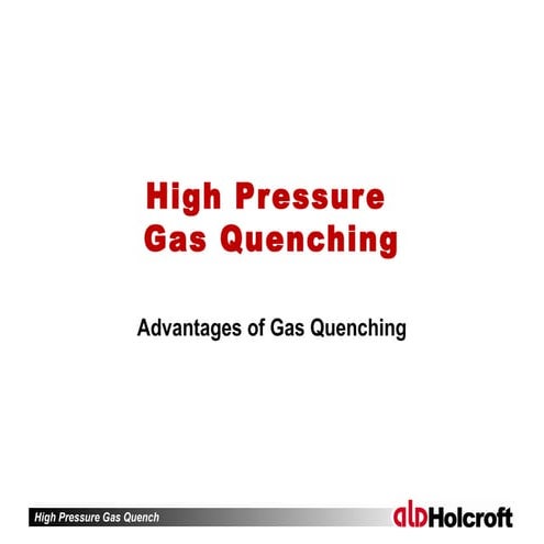 High Pressure Gas Quenching | PPT