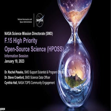 High Priority Open-Source Science (HPOSS) | PPT