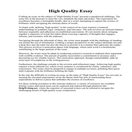 Ethnographic Essay Example | PDF